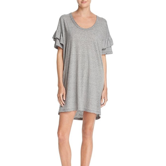 Current/Elliott | Dresses | Currentelliott Ruffle Roadie Tshirt Dress ...
